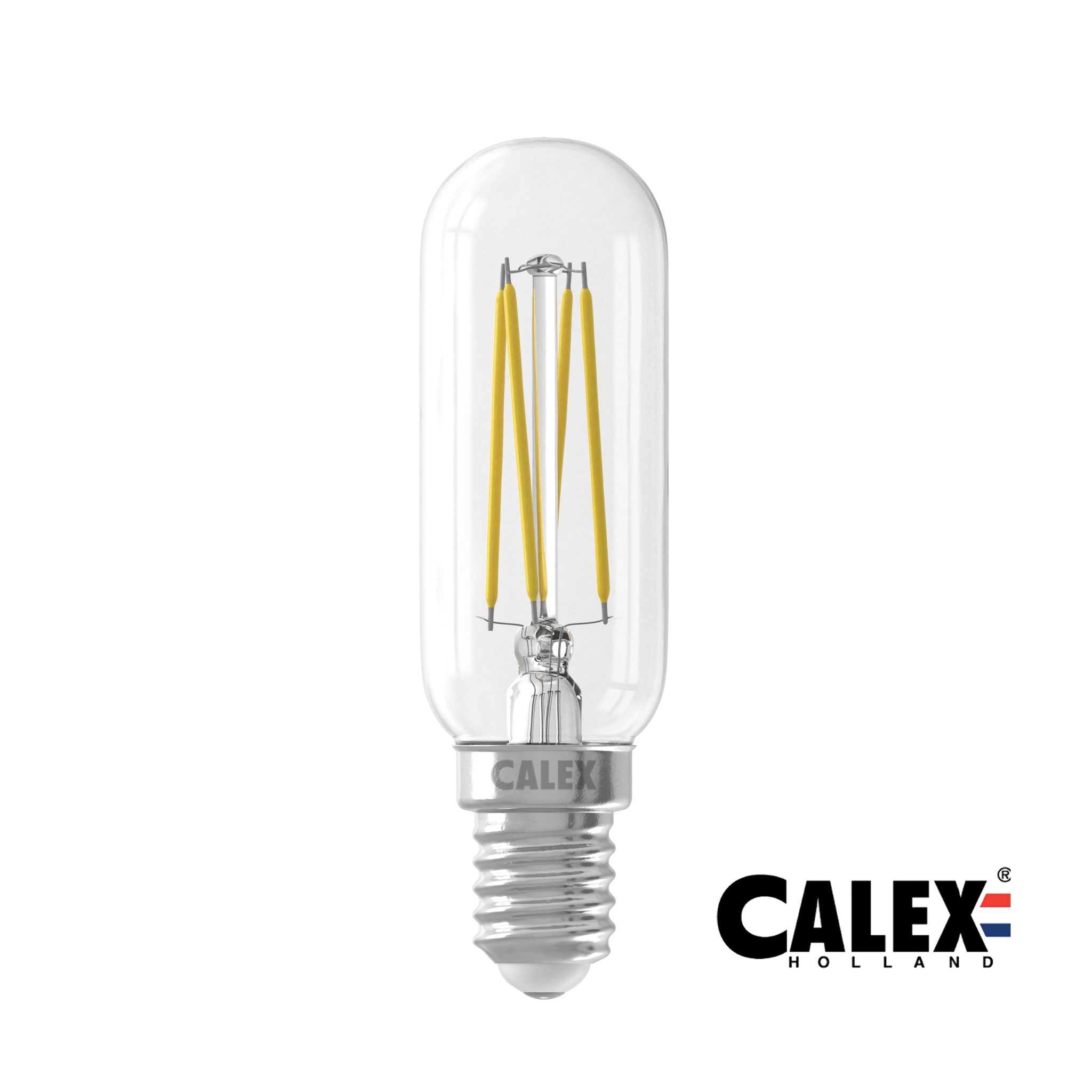 Calex 425491 LED Tubelar Lamp | Bulb | 3.5W | E14 | T25x85 | Clear