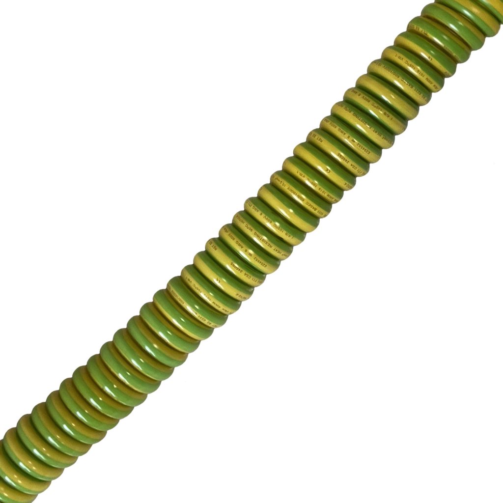 EPUR Coiled PUR/PVC Earth Cable | Flexform | Spiral Cables